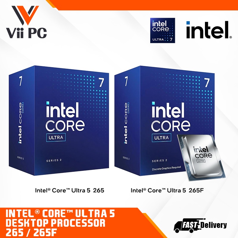 Intel® Core™ INTEL Ultra 7 Processor 265F OR 265 30M Cache, up to 5.30 ...