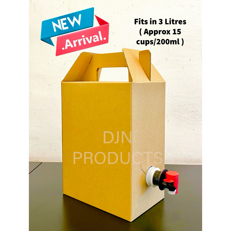 3L Dispenser Thermal Disposable Cardboard Box fits in 2L or 3L hot ...