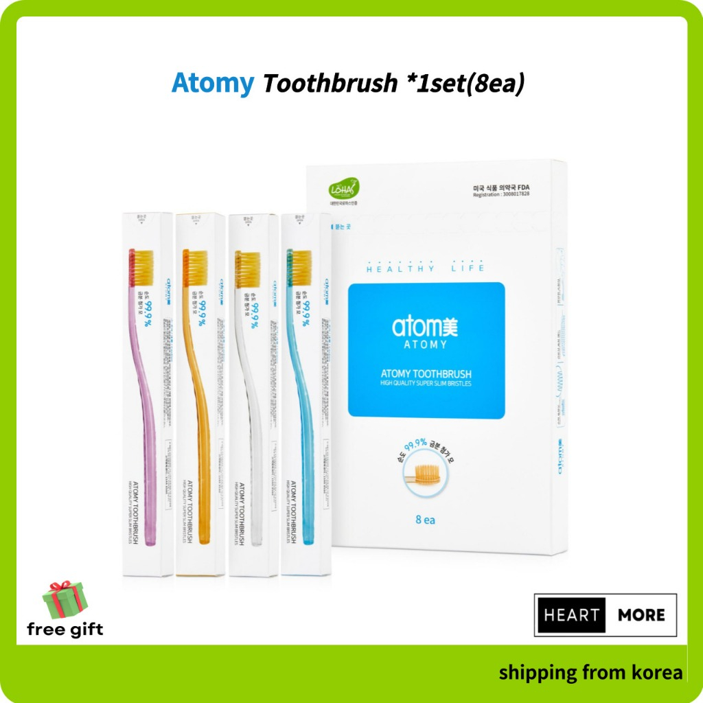 Atomy Compact Toothbrush 1set(8ea) | Shopee Singapore