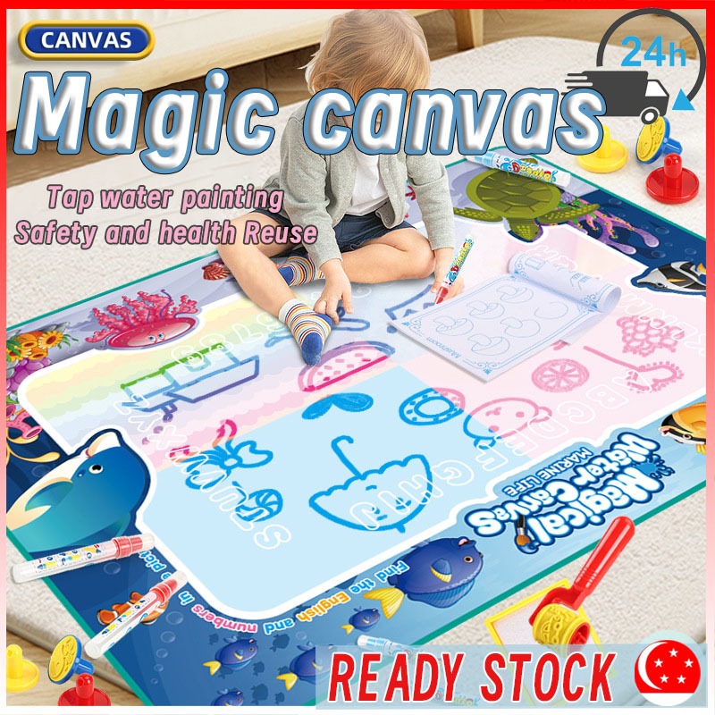 🇸🇬 [In Stock]Aqua Magic Water Drawing Cloth Doodle Mat Extra Large ...