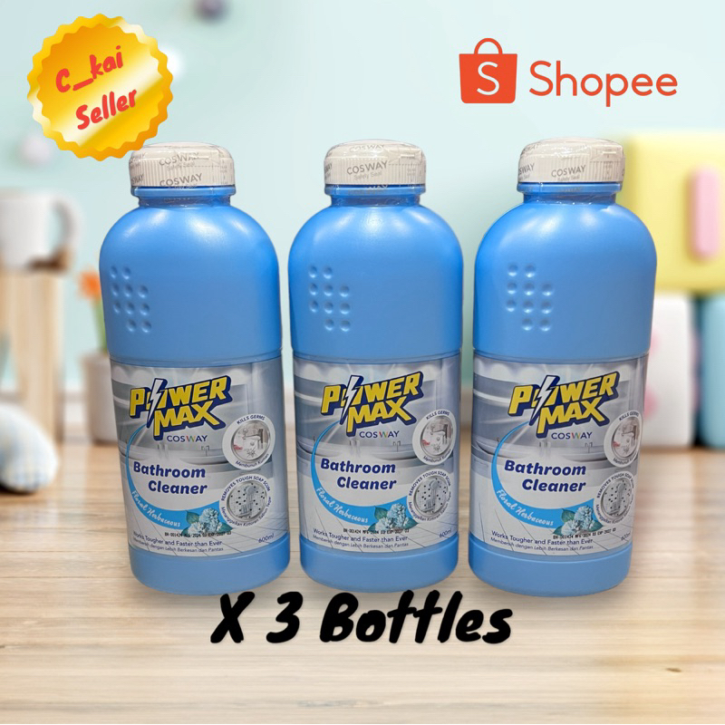 (set of 3)cosway powermax bathroom cleaner / pencuci tandas 强效浴室清洁剂 ...