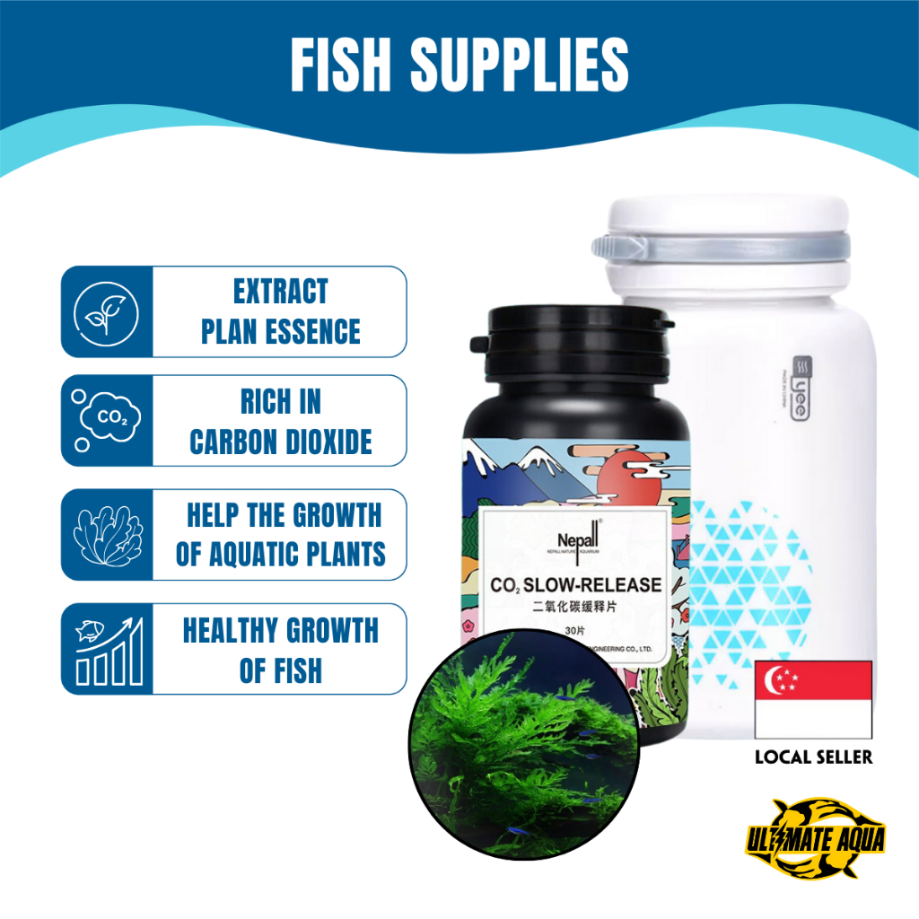 YEE Nepall Co2 Slow-release Tablets, Improve Aquatic Plants,Special For Algae | Aquarium ...