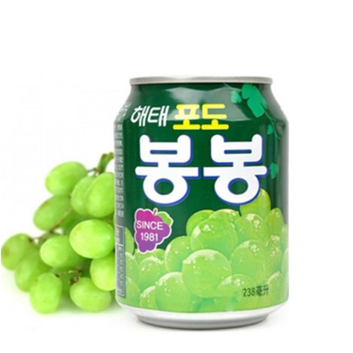 Korea Haitai Bong Bong Grape Juice 238ml | Shopee Singapore