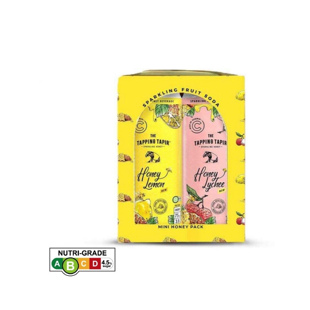 The Tapping Tapir Carbonated Soda Drink Honey Natural Less Sugar Honey ...