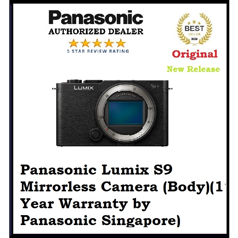 Panasonic Lumix S9 Mirrorless Camera (Black) (Body)(1 Year Warranty by ...
