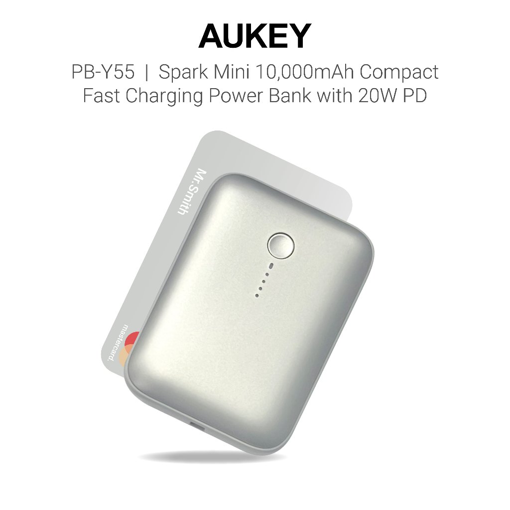 [UPGRADED PB-N83S] Aukey PB-Y55/PB-Y57 Spark Mini 10000mAh/20000mAh ...