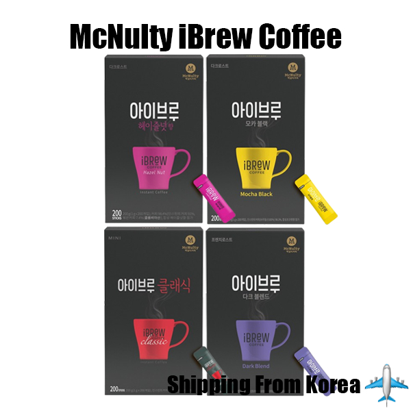 [McNulty] iBrew Coffee Mini 200T Korean Coffee Hazelnut / Mocha Black ...