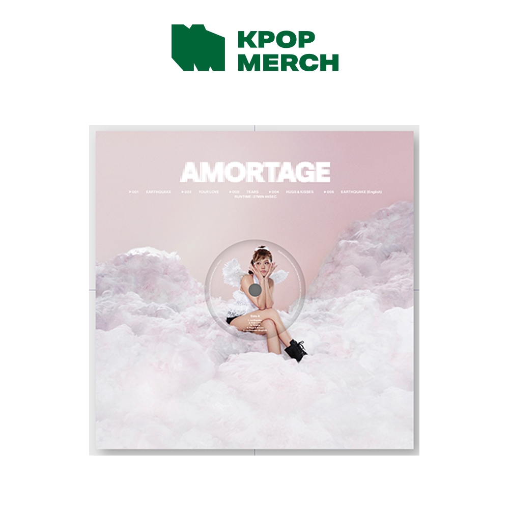 BLACKPINK JISOO - 1st Mini Album [ Amortage ]_Vinyl ( pink ver ...