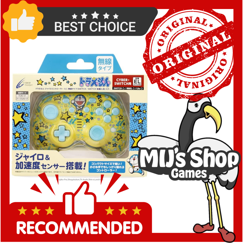 Nintendo Switch Wireless Controller Doraemon Star Type (for SWITCH ...