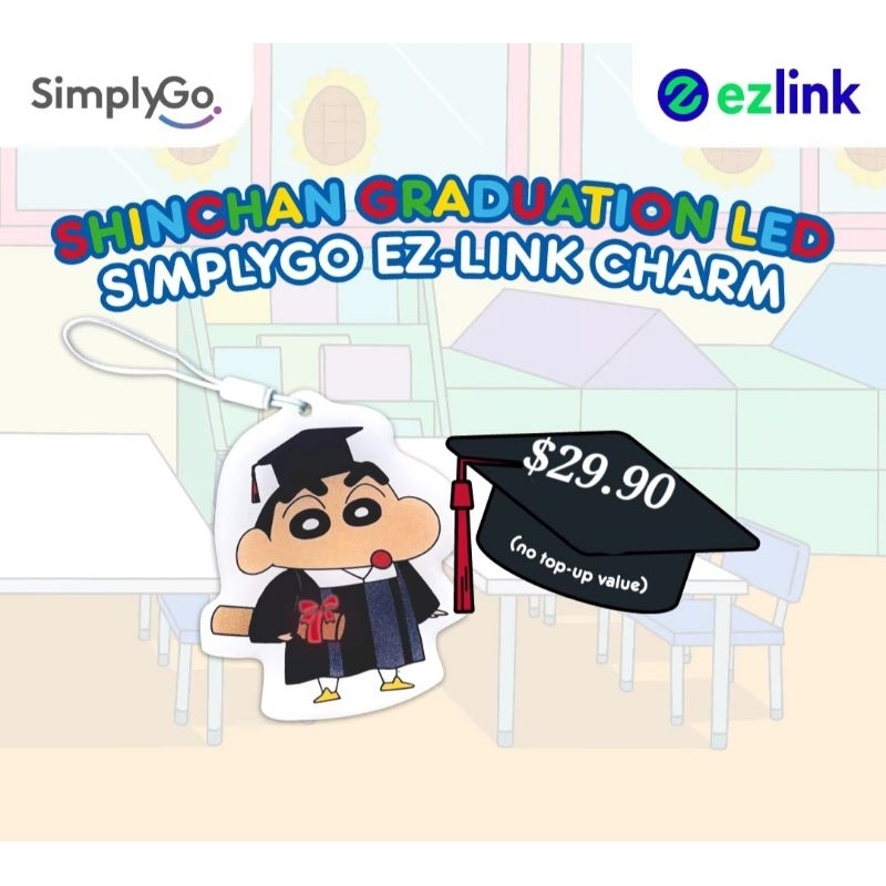 limited edition Shin Chan ezlink ez link simplygo LED light up ezlink ...