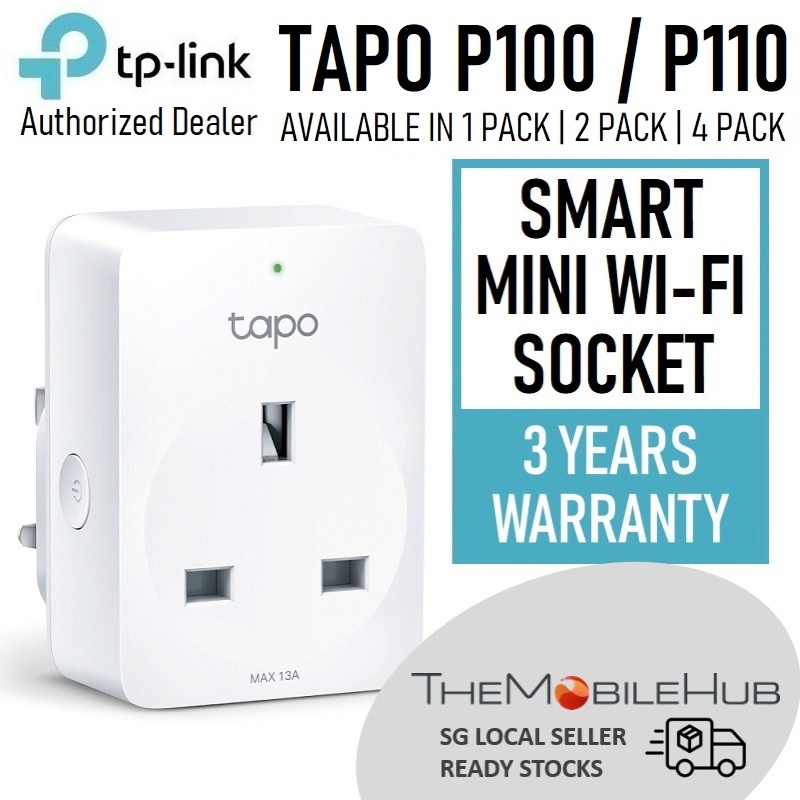 TP-Link Tapo P100 P110 Smart Mini WiFi Socket Plug With Energy ...