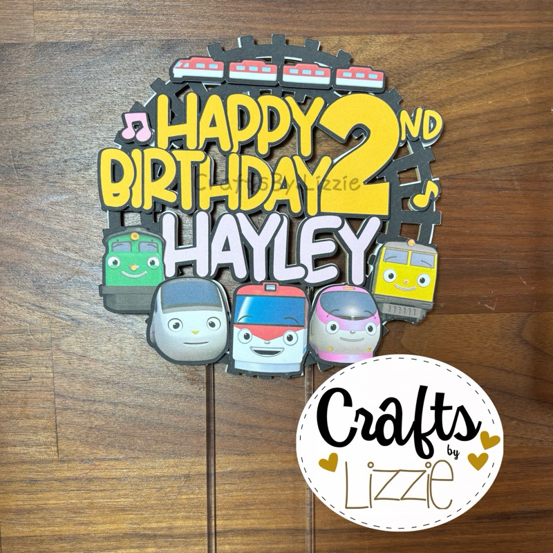 [CraftsBy.Lizzie] Titipo and Friends Birthday Cake Topper | Shopee ...