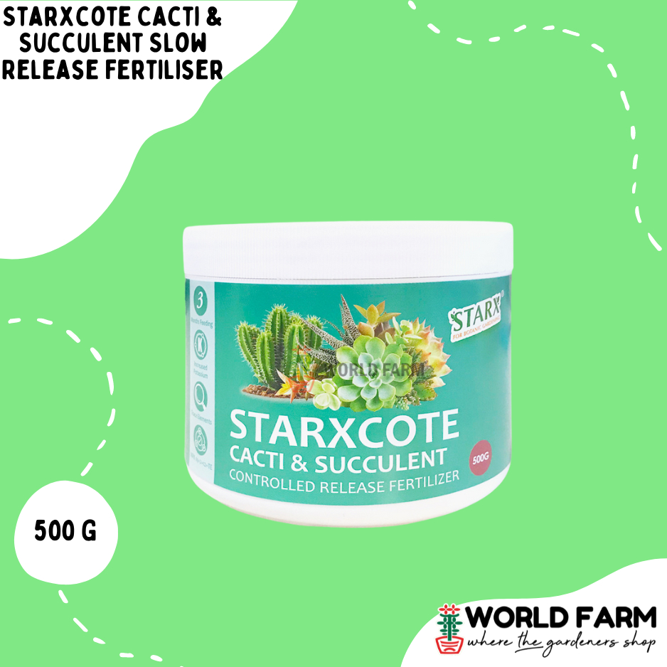 Starxcote Cacti & Succulent Slow Release Fertiliser / Fertilizer (NPK ...