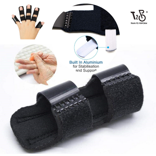 T2P Trigger Finger Splint Immobilization Built-in Aluminum Support ...