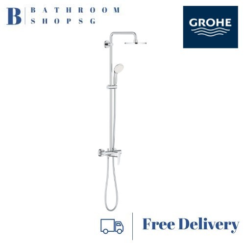 Grohe Tempesta Cosmopolitan 200 Shower system with Shower Mixer ...