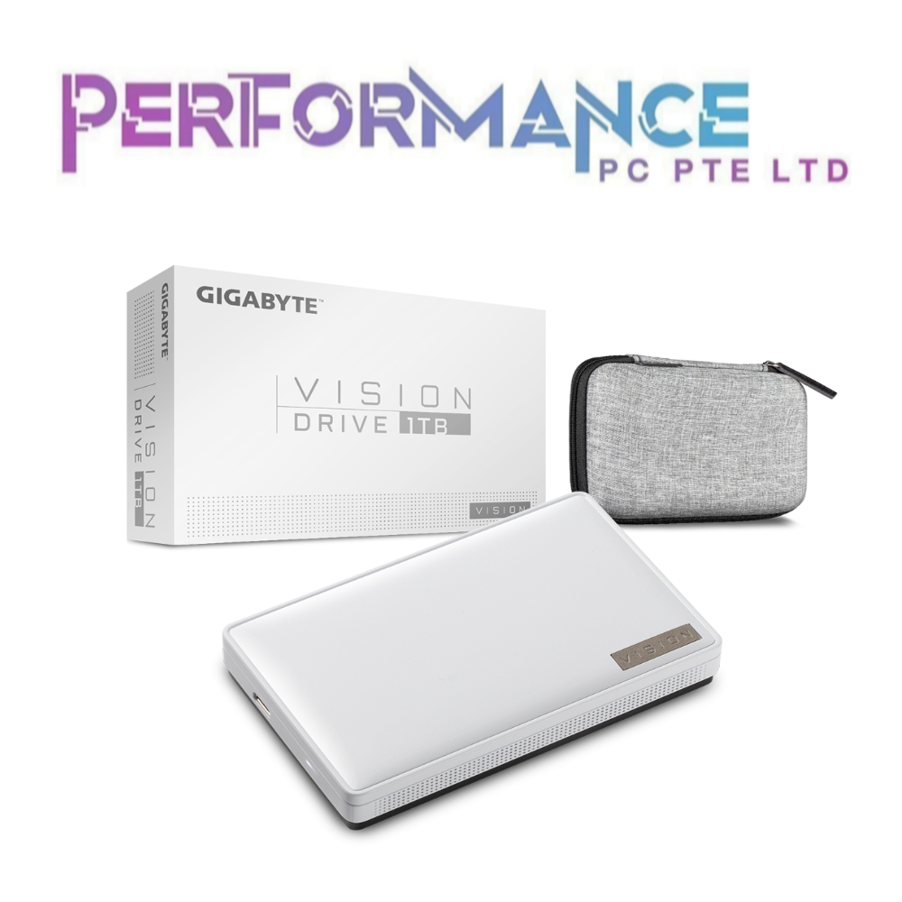 GIGABYTE VISION DRIVE USB3.2 GEN2x2 (USB-C) External SSD 1TB R/W ...