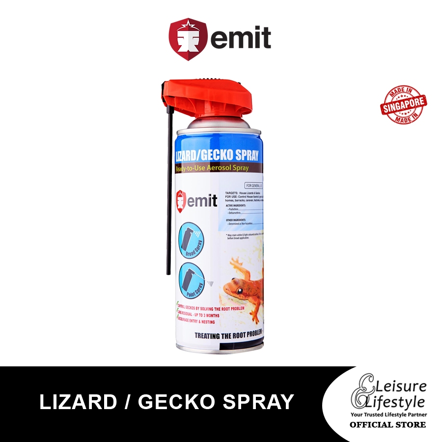 EMIT Lizard / Gecko Repellent Spray 450ML | Shopee Singapore