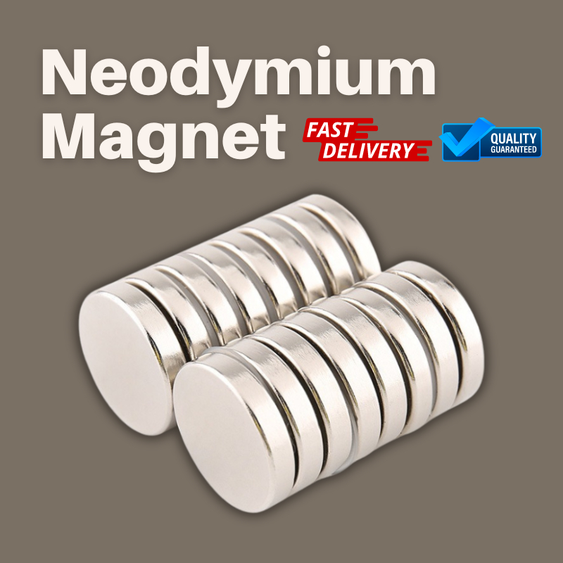 [SG] Neodymium Magnets Disc Circular Round Arts and Craft Heavy Duty ...