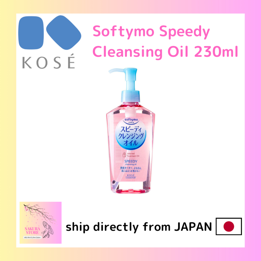 KOSE Softymo Speedy Cleansing Oil 230ml 【ship directly from JAPAN】 | Shopee Singapore