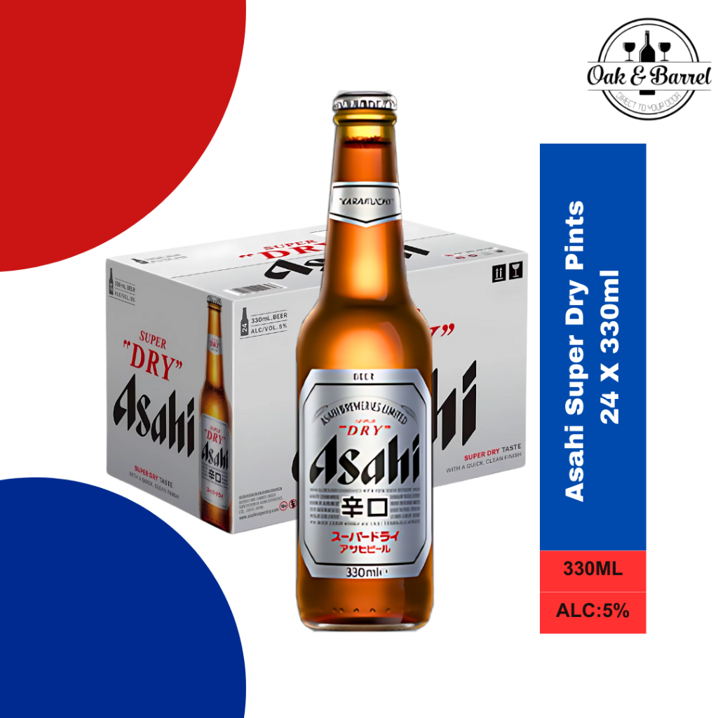 Asahi Super Dry Pints (24 x 330ml) | Shopee Singapore