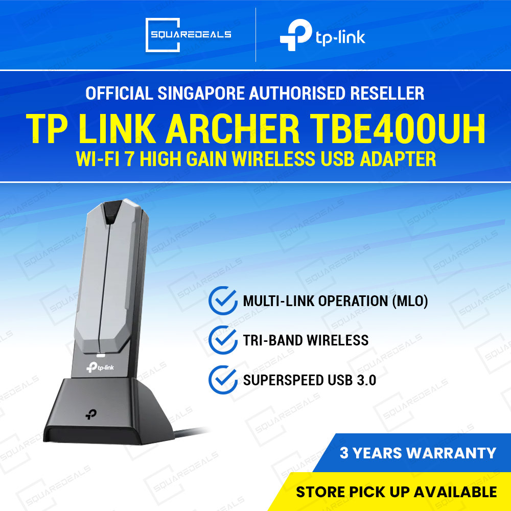 TP Link Archer TBE400UH BE6500 Wi-Fi 7 High Gain Wireless USB Adapter ...