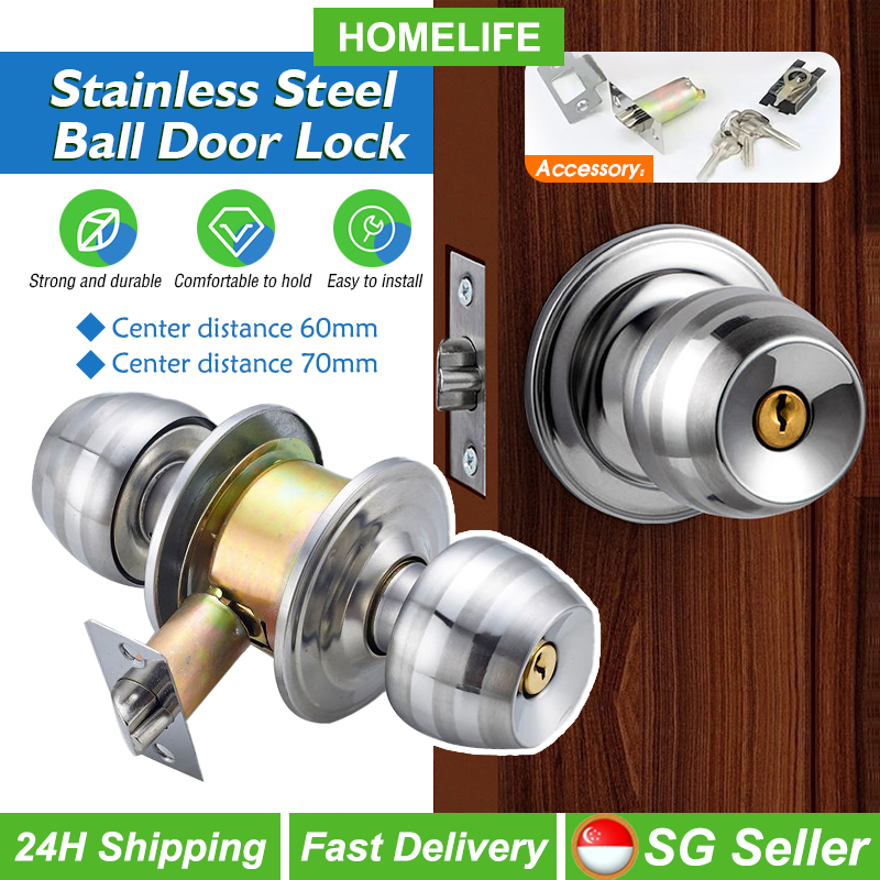 Cylindrical Door Lock Set SN For House Room / Tombol Pintu Lock (House ...