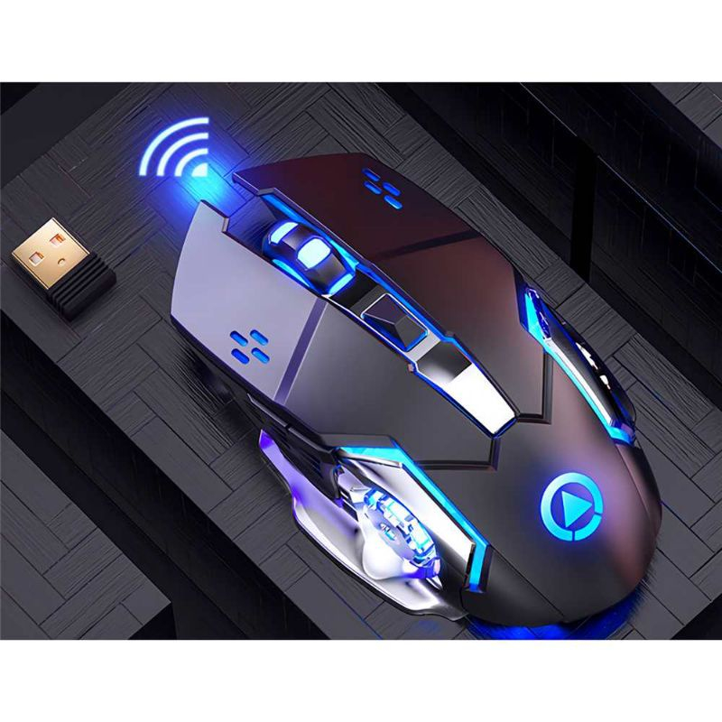 2.4GH silent Mouse wireless Gaming Mouse mice Rechargeable mouse Gaming ...