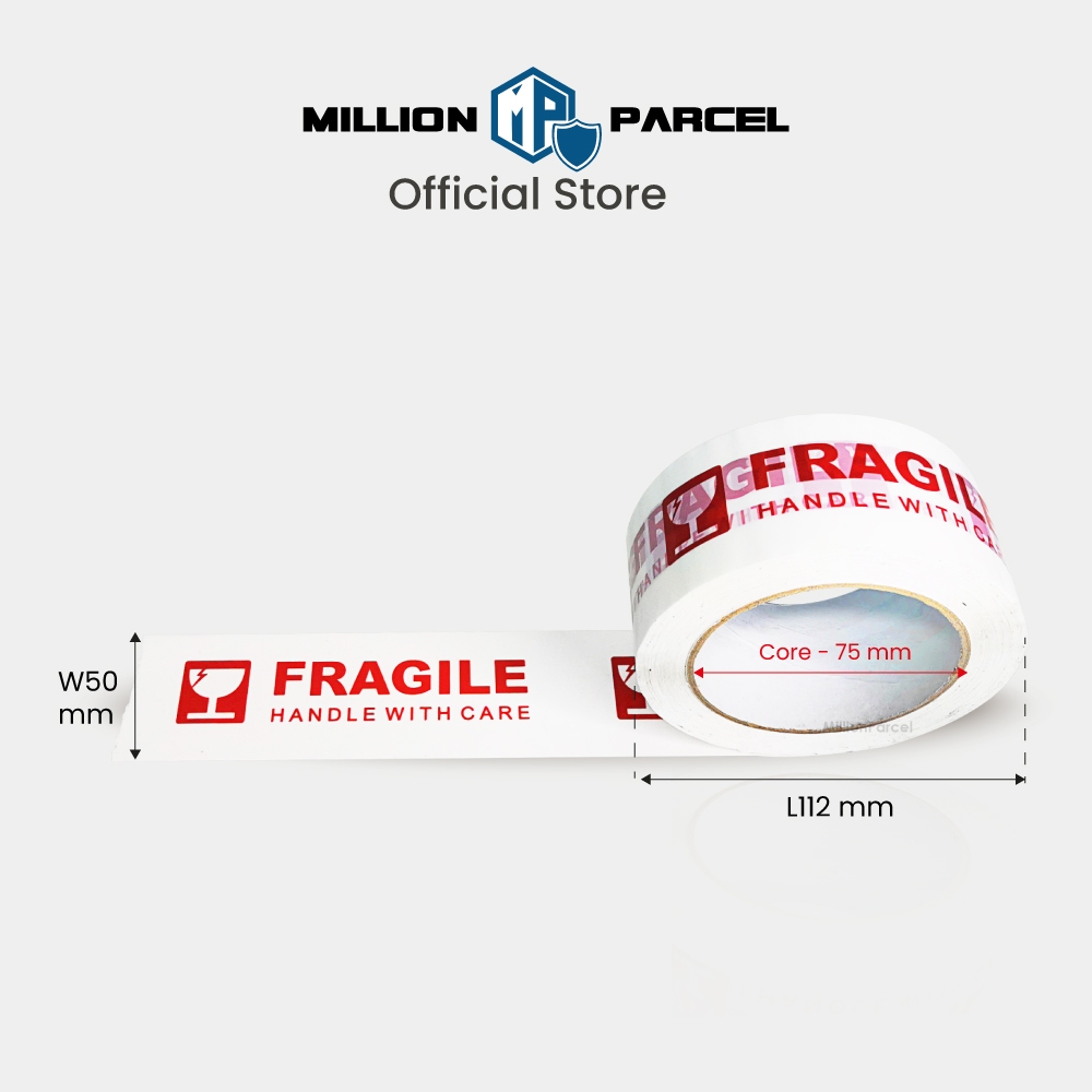 Millionparcel Fragile Tape | Adhesive Tape | OPP Tape | Clear Tape ...