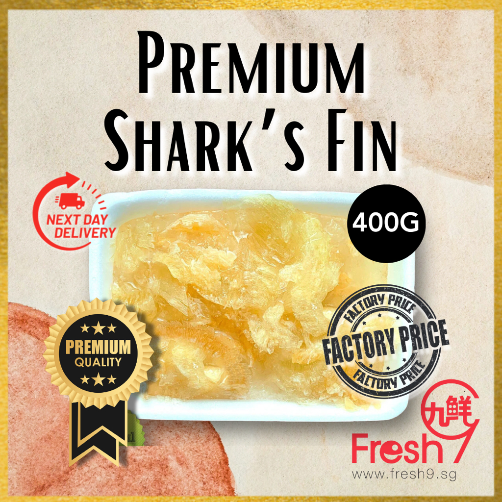 [Fresh9] Premium Shark’s Fin Slices (400g/tray) Seafood Malaysia | 鱼翅片 ...