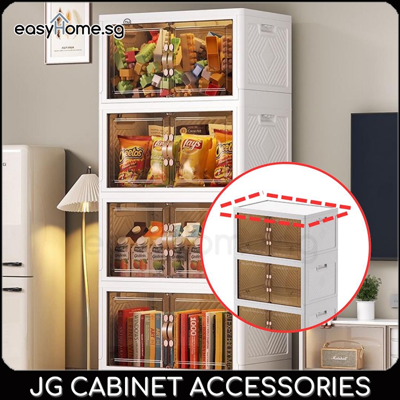 Easyhome.sg Foldable Cabinet JG Drawer Chest Stackable Storage Drawer ...
