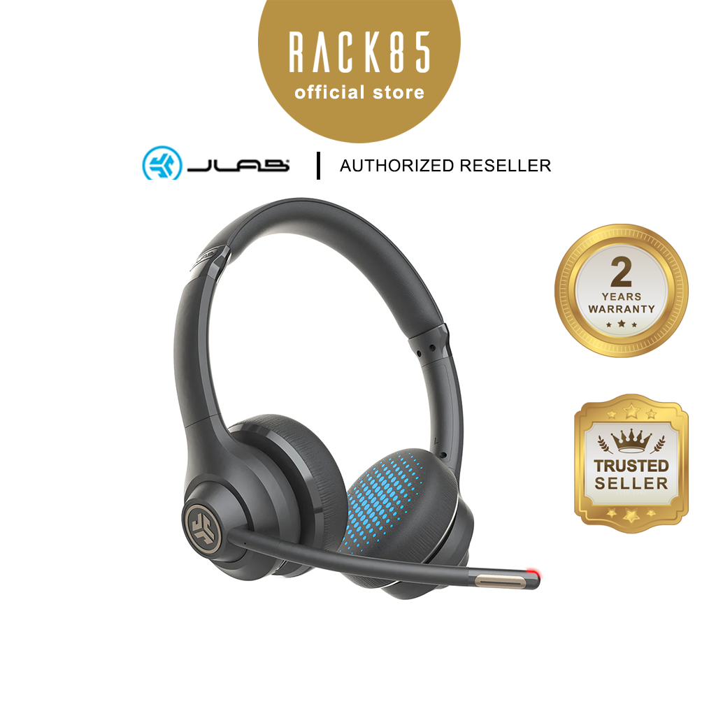 JLab GO Work 2nd Gen Wireless Headsets with Microphone USB-C Dongle ...