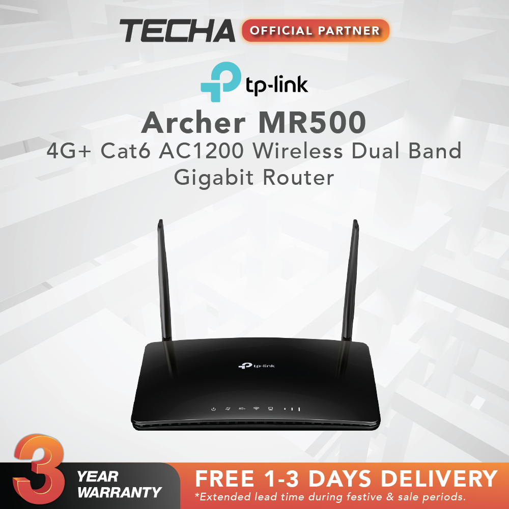 TP-Link Archer MR500 | 4G+ Cat6 AC1200 Wireless Dual Band Gigabit Router [Replacement model ...