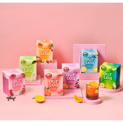 JARDIN Our Tea Fruit Tea blend 8 Varieties Non-caf Low-sugar 0Kcal Tea ...