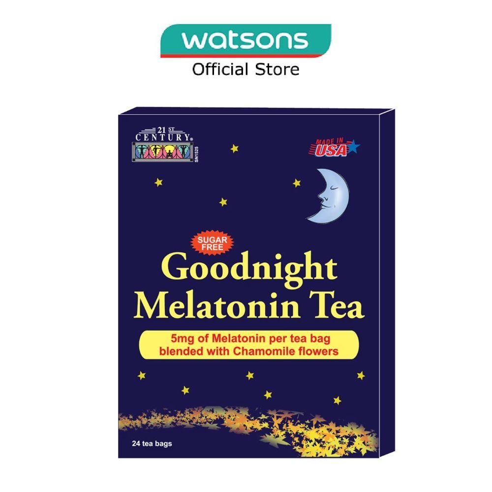 21ST CENTURY Goodnight Melatonin Sugar-free Tea Bags Blended with ...