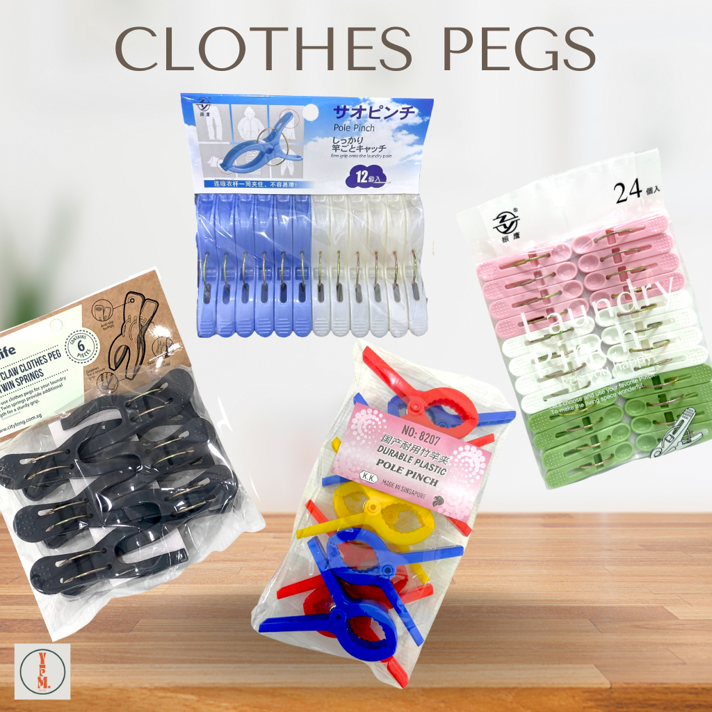 Clothes Peg Clothes Clip Laundry Pegs Single Claw Clip , Double Claw ...