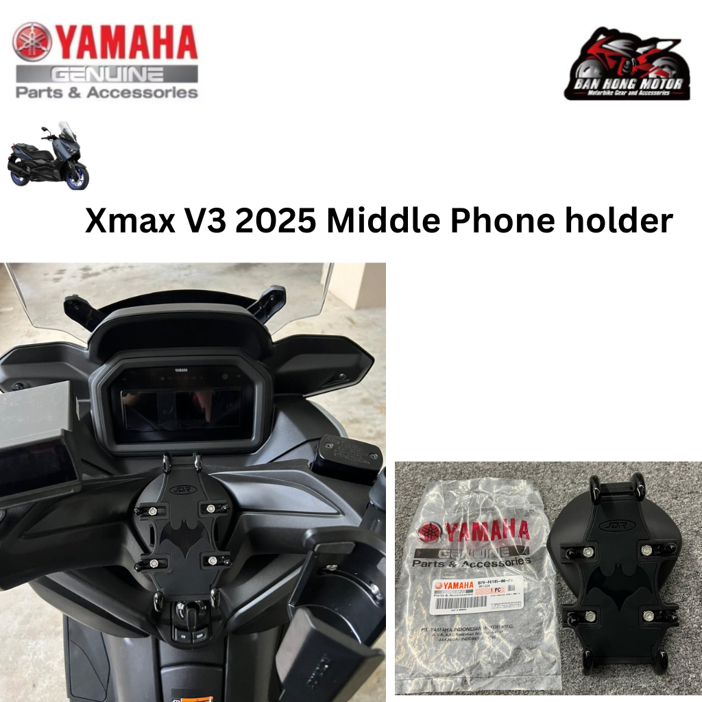 Xmax V3 Middle Phone Holder with yamaha cover phone holder build in ...