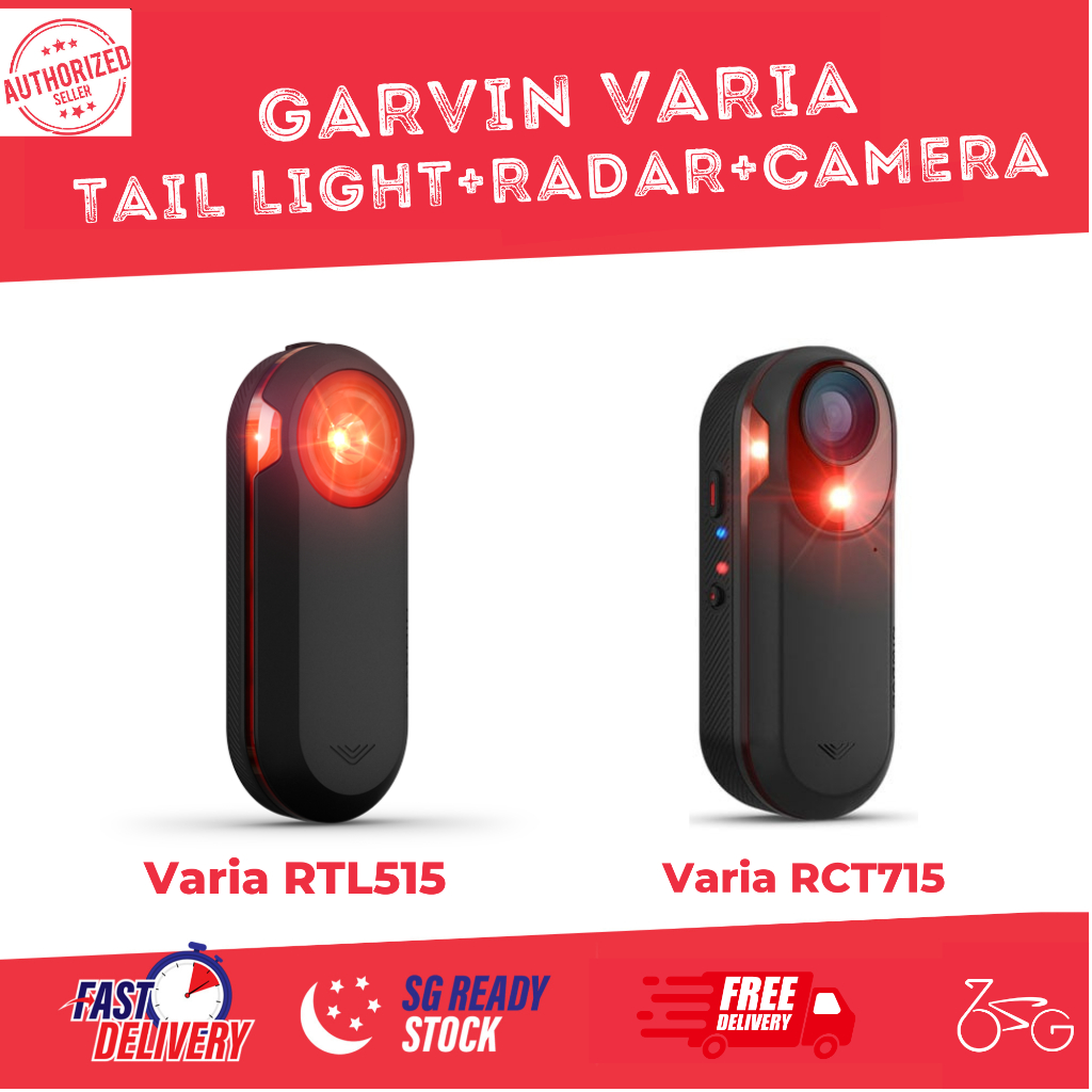 Garmin Varia RCT715 and Varia RTL515 Rear Light Camera Radar | Shopee ...