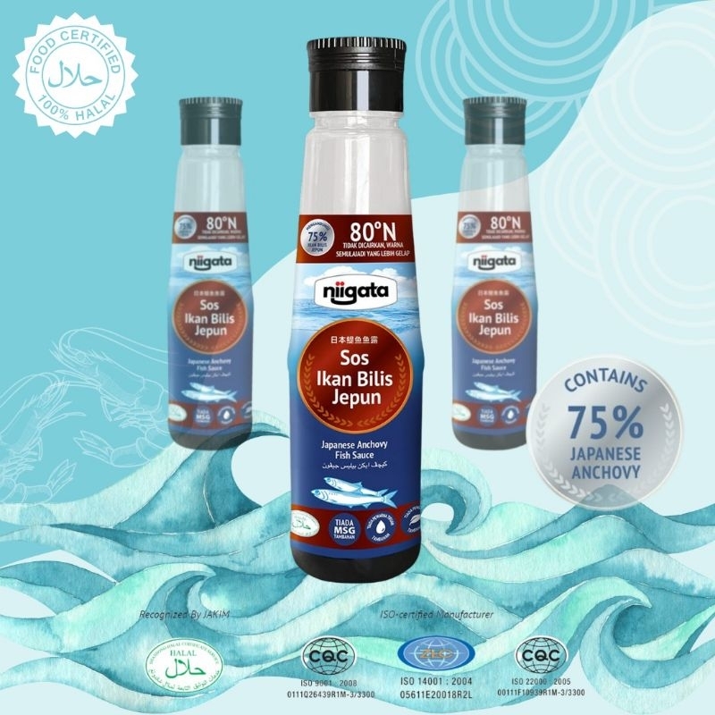 [SG] Niigata Japanese Anchovy Fish Sauce / Sos Ikan (Halal Certified ...