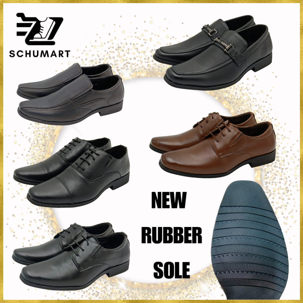 [BY SCHUMART] Harry Jacob Men Formal Shoes with Rubber Soles | Shopee ...