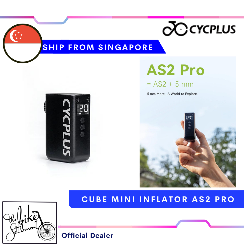 CYCPLUS Tiny Pump AS2 Pro - E-pump for bicycle | Shopee Singapore