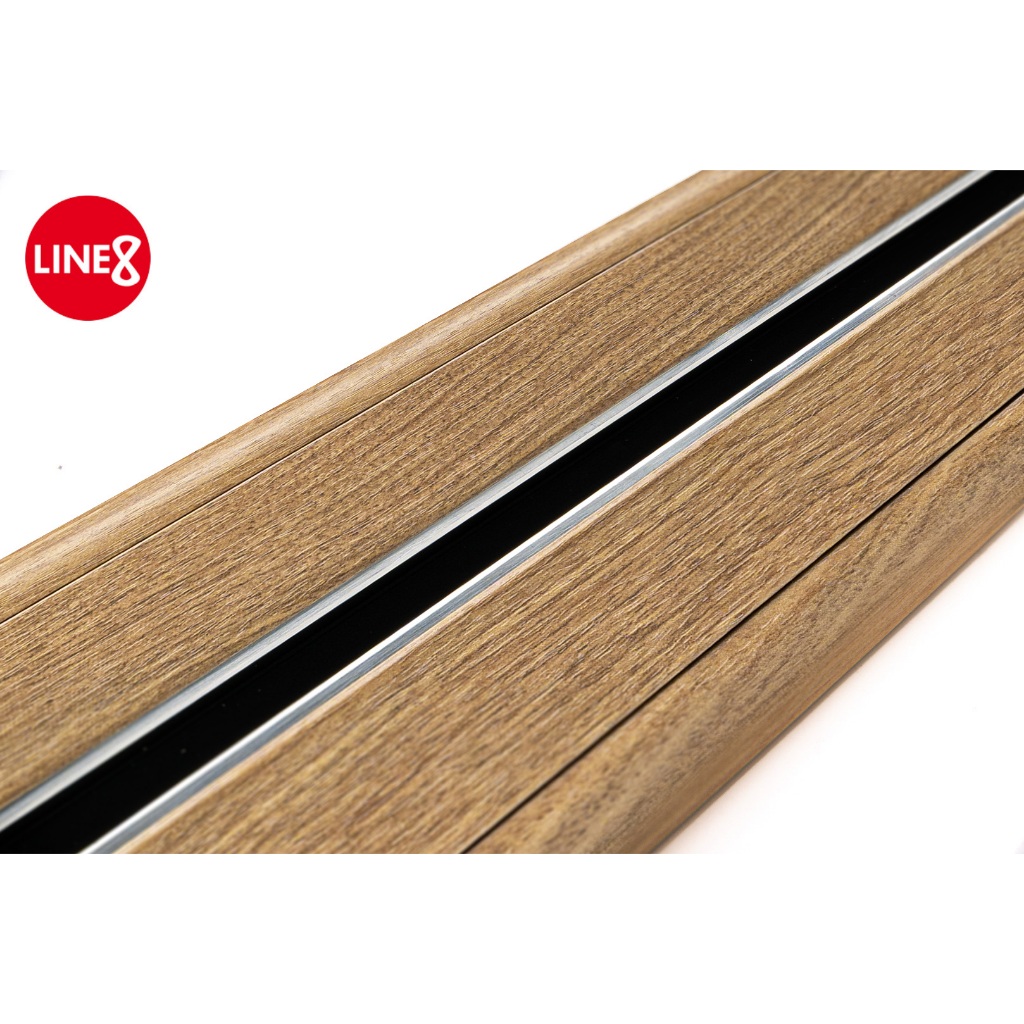 Line8 Model S Power Track Burmese Teak Package Deal (Include ...