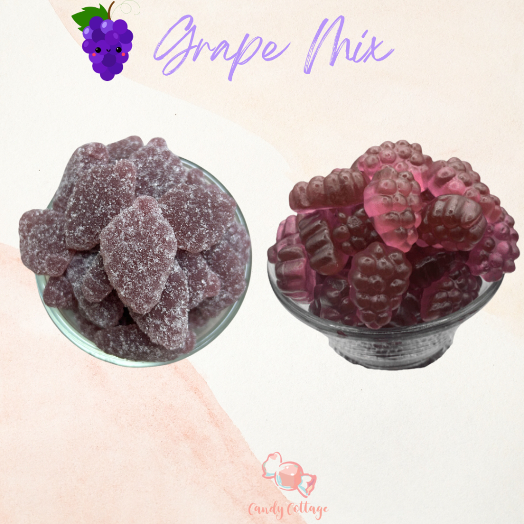 Candy Cottage Grape Gummy Sour and Sweet Grape | Shopee Singapore
