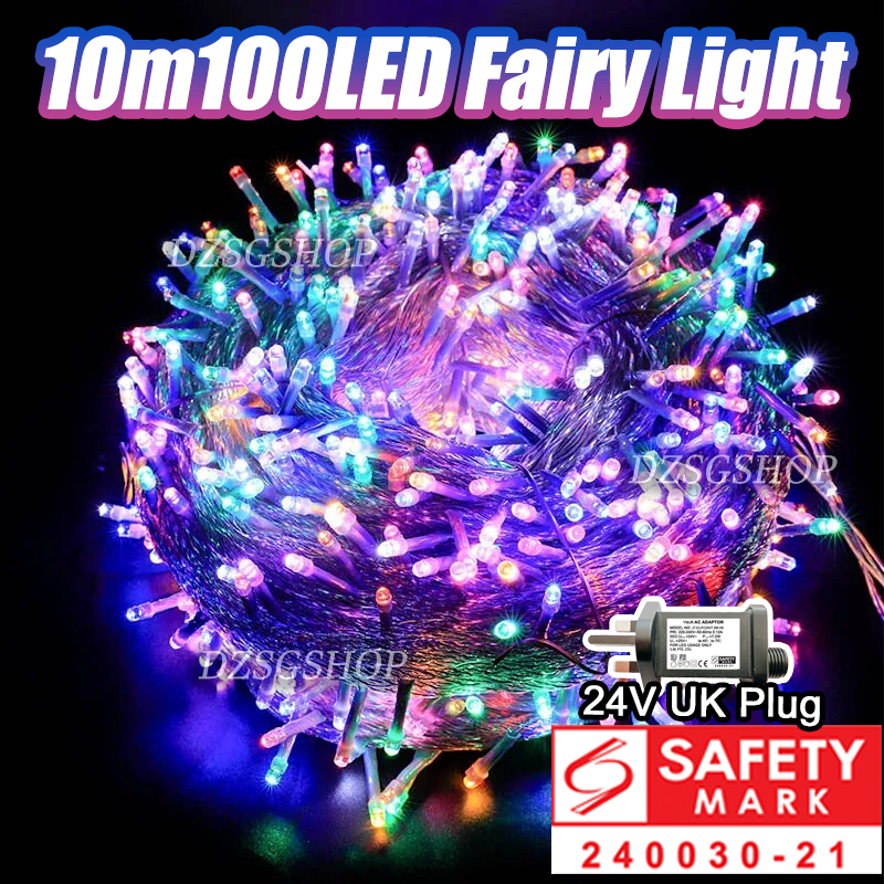 👍DZSG 10m 100led Led Light strip Hari raya lamp Decorative LED Fairy ...