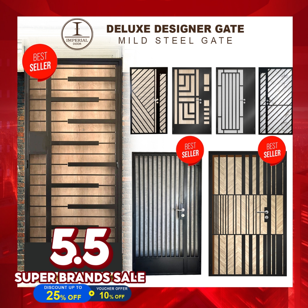 Mild Steel Gate For HDB gate BTO gate Condo and Resale Flats - Imperial ...