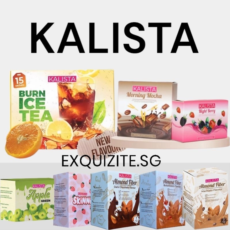 KALISTA BURN ICE TEA 10 SACHETS [BUY 3 FREE SHAKER] | Shopee Singapore