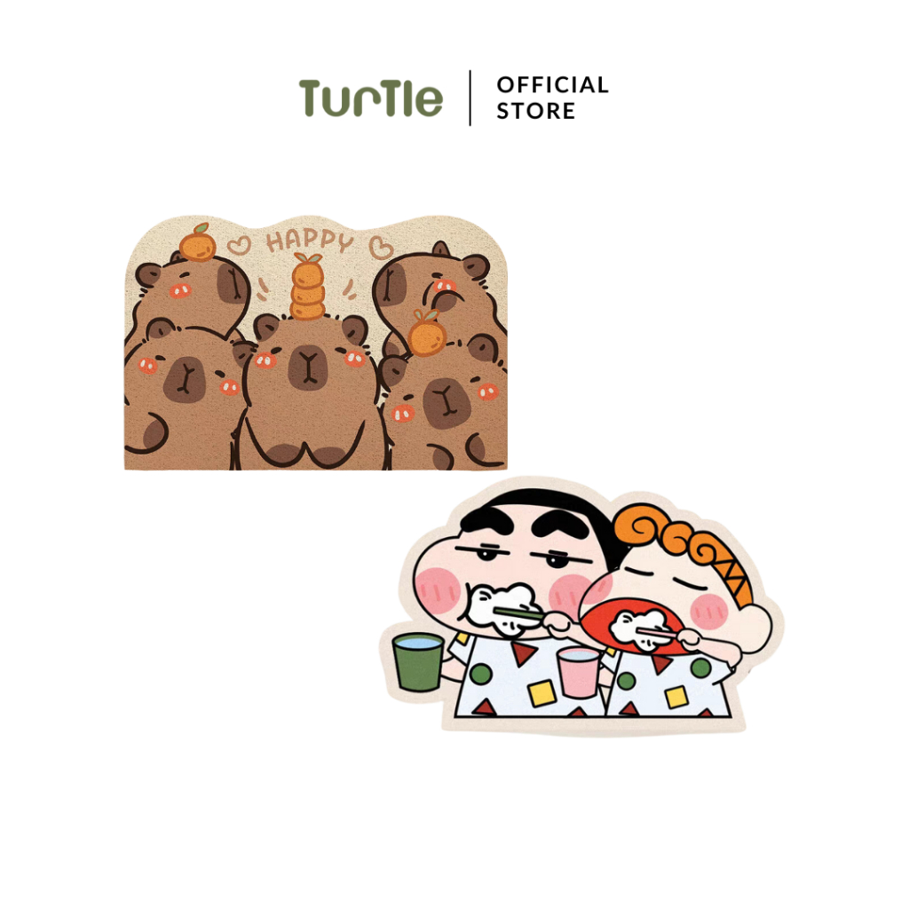 TURTLE Capybara / Crayon Shin-Chan / Panda / Cat / Bear Diatomite Floor ...