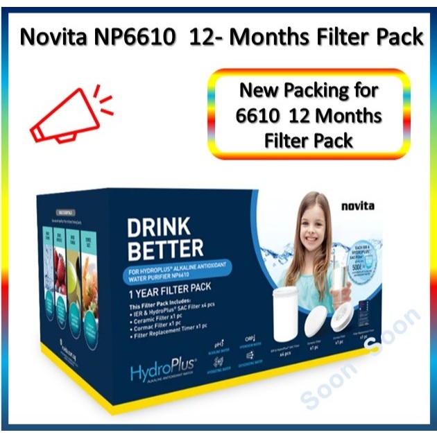 Novita Water Filter for 6610M (12 Months Pack) | Shopee Singapore