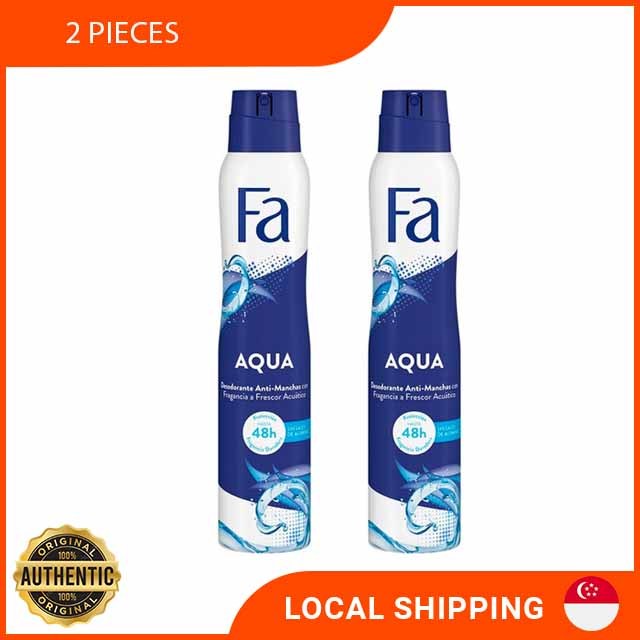 Fa Aqua Fresh Deodorant Spray 200ml | Shopee Singapore