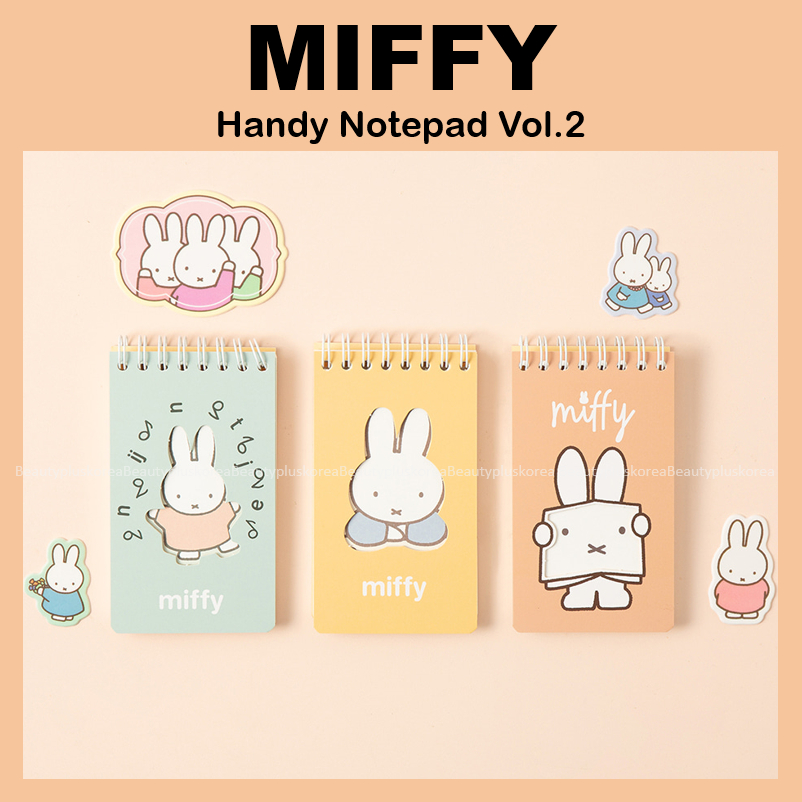 [MIFFY] Handy Notepad Vol.2 (Yellow Blue Pink) | Shopee Singapore