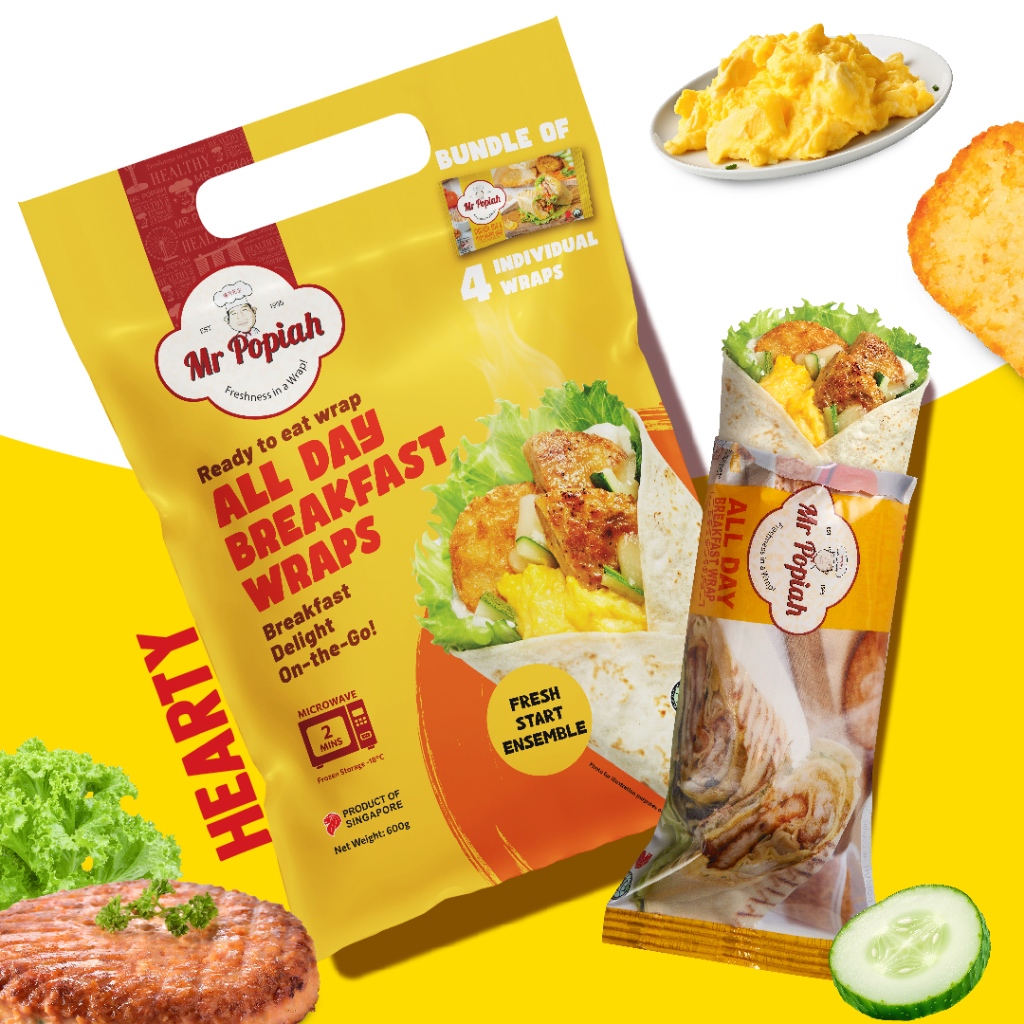 [Mr Popiah] 4 x All Day Breakfast (600g) | Shopee Singapore